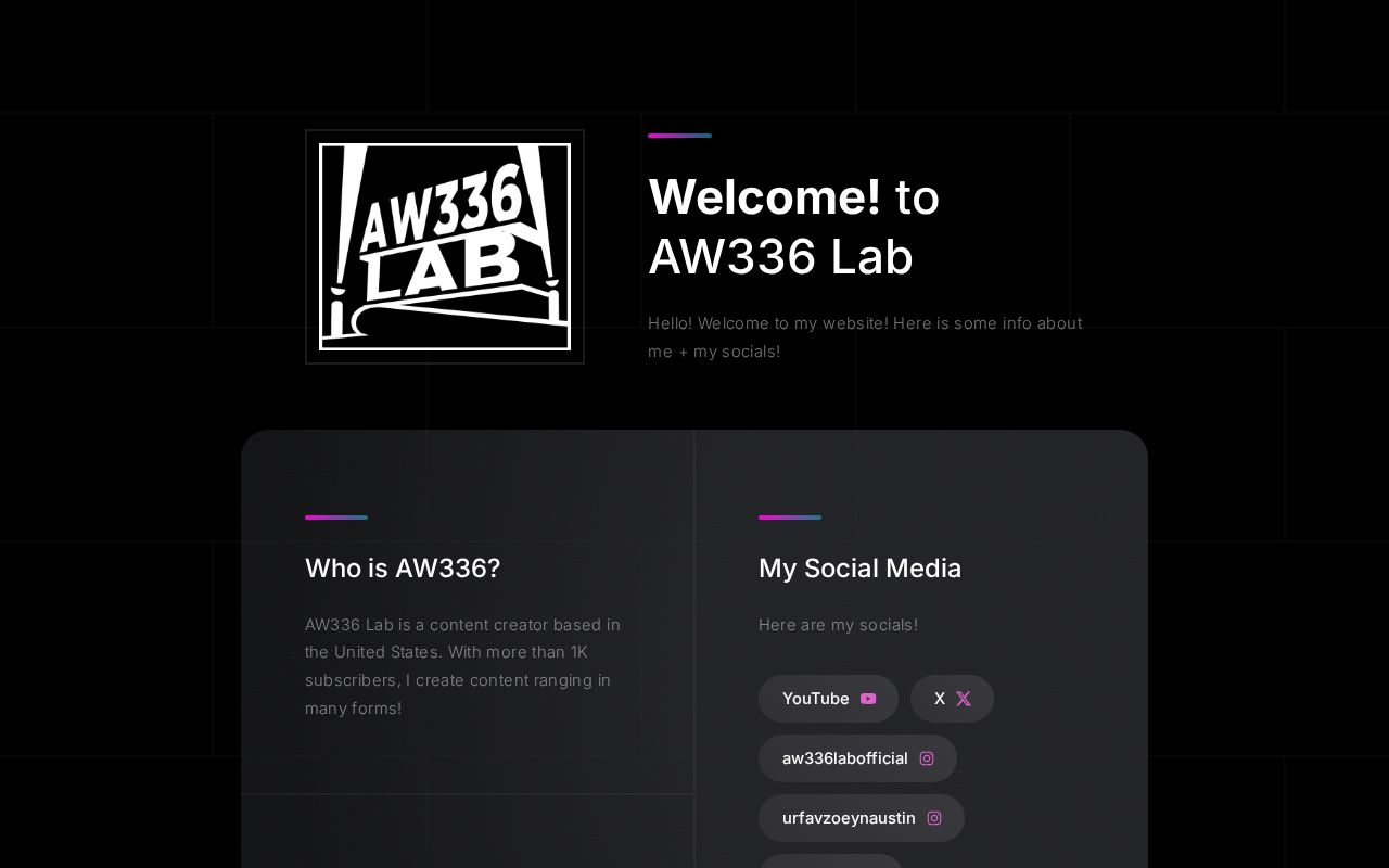 AW336 Lab official website!